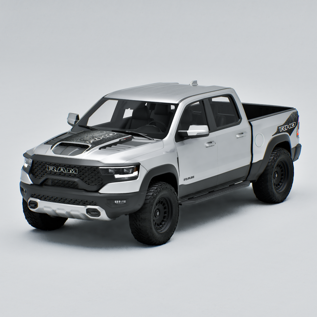 RAM RHO FORGED CARBON HOOD SET - Rumble Wraps